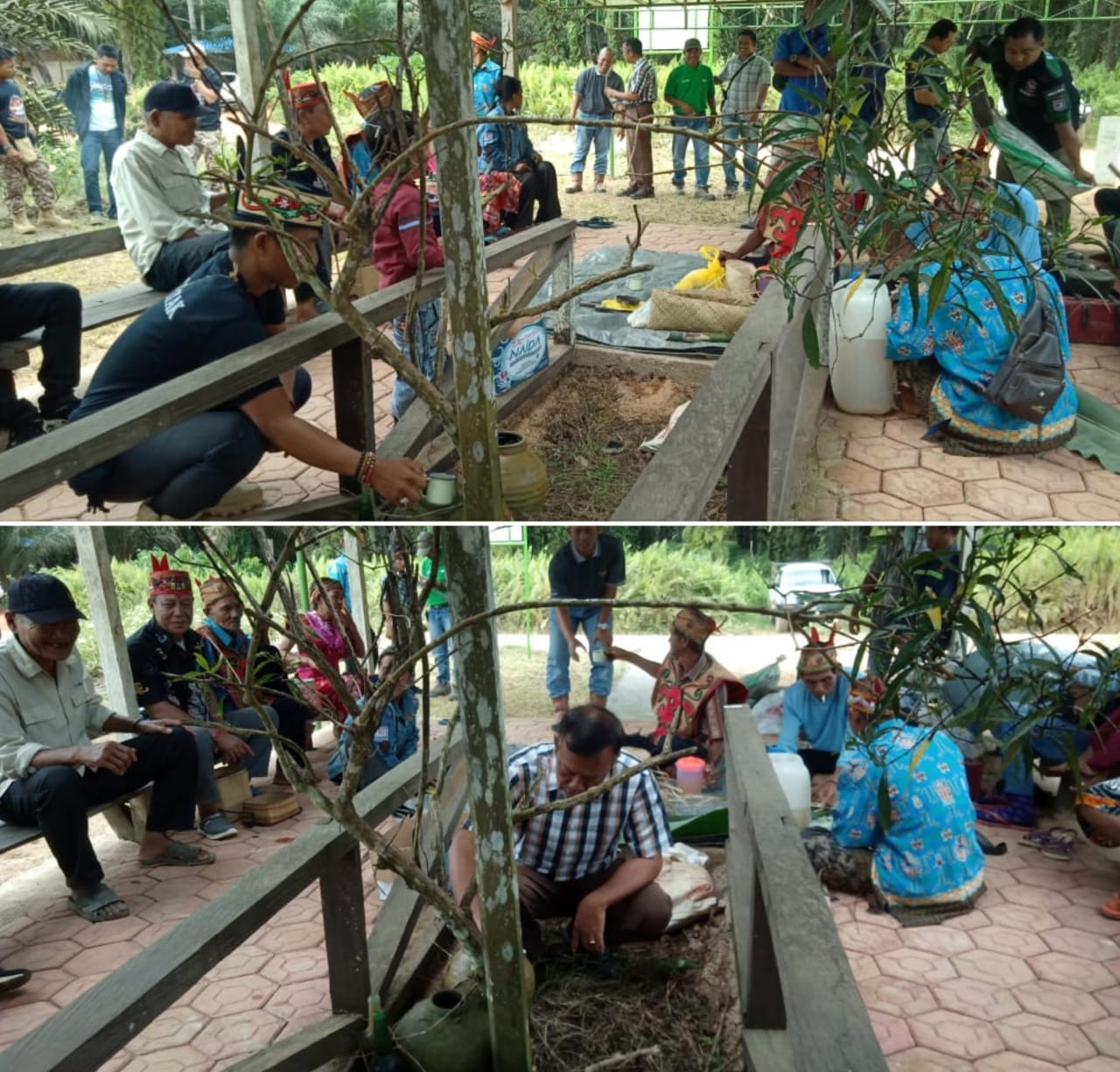 PT GCM Gelar Ritual Adat Tulak Bala bersama Tokoh Adat Desa Semantun ...